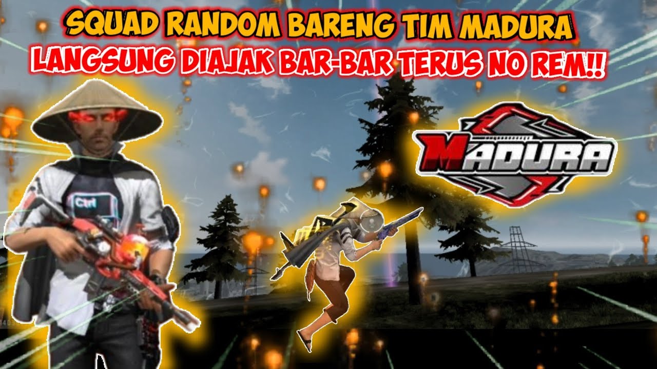 BARBAR NO REM‼️BARENG TIM MADURA LANGSUNG PANEN KILL DI BERMUDA || FREE FIRE INDONESIA - YouTube