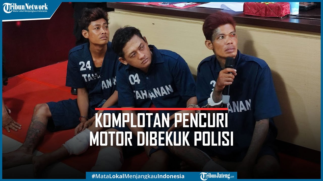 Markus Cs Maling Motor Semarang Dibekuk, Sepekan Gasak 3 Motor - YouTube