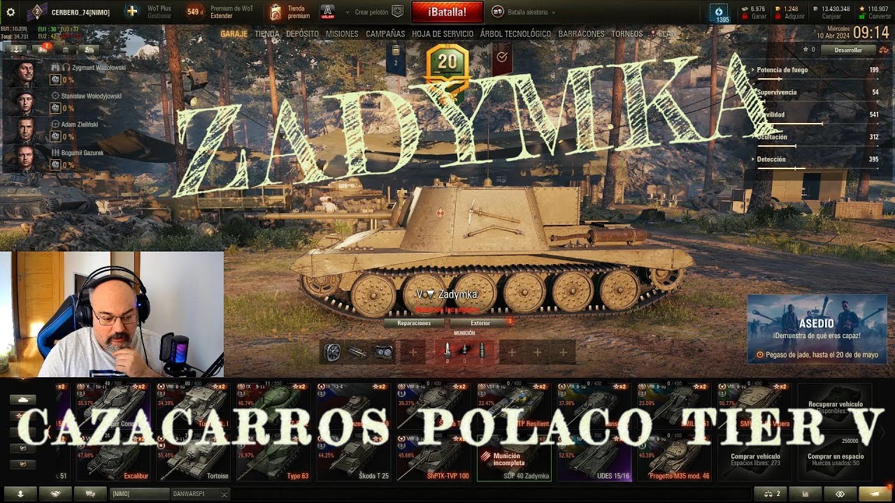 SDP 40 ZADYMKA CAZACARROS POLACO TIER V- WORLD OF TANKS EN ESPAÑOL ...
