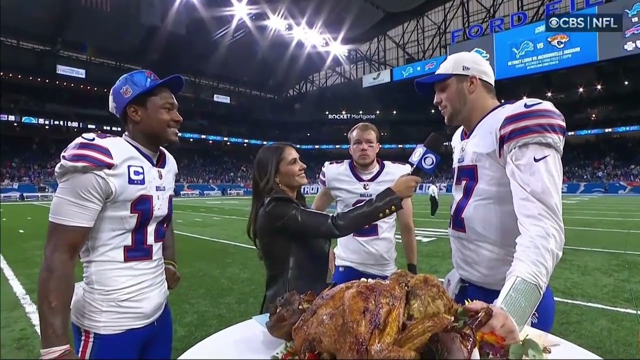 NFL on CBS StateFarm Post Game Show 2022 Thanksgiving BUF@DET - YouTube