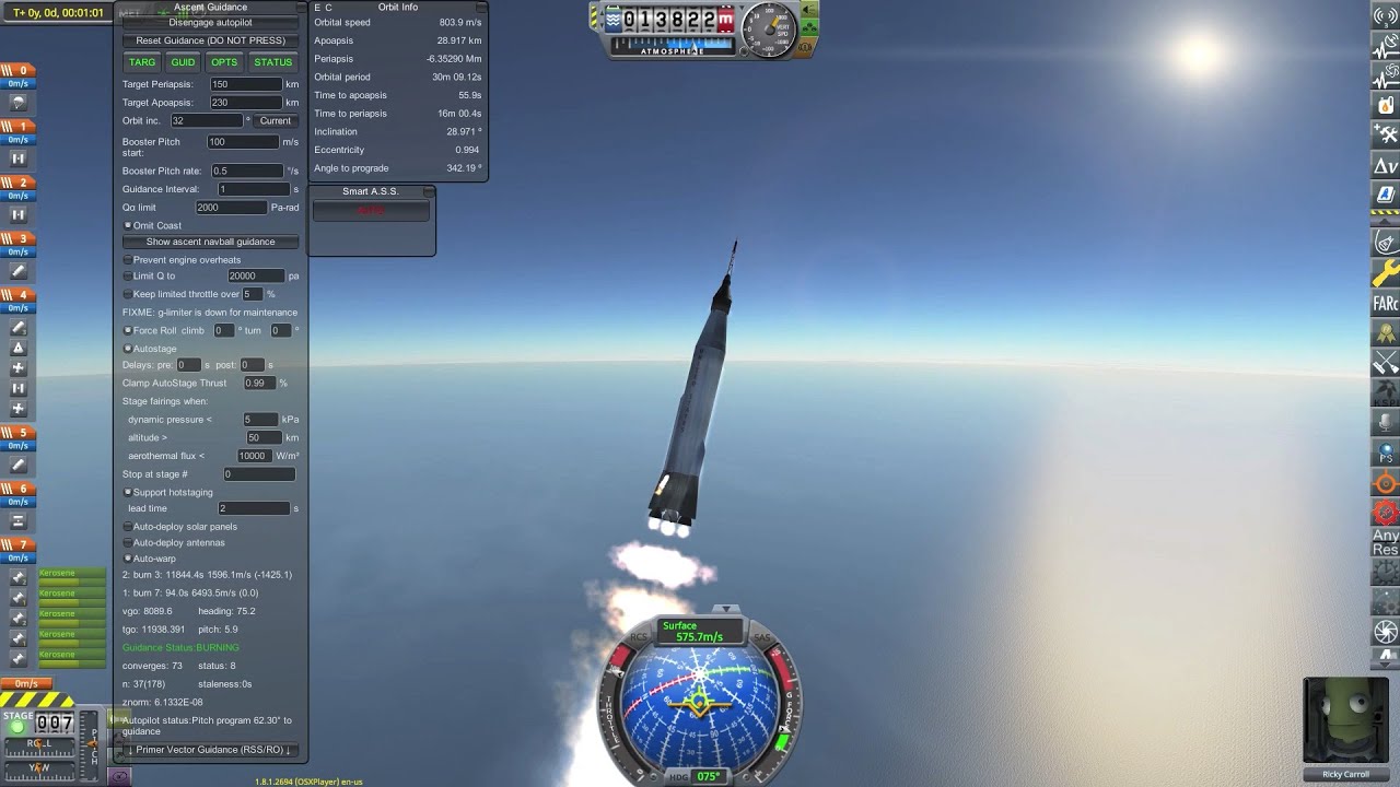 Mercury Atlas (KSP 1.8.1/RSS/RO/Principia) - YouTube