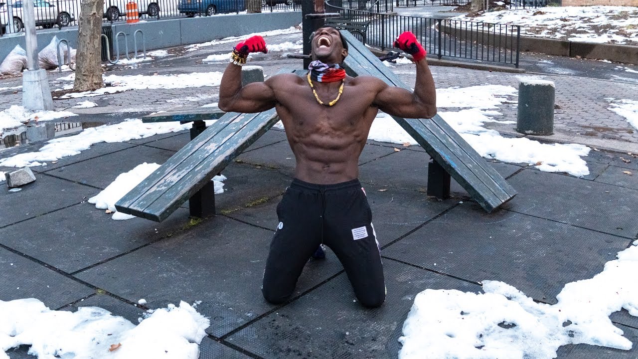 SCOTT BURNHARD FULL BODY WORKOUT RAW CALISTHENICS WINTER TRAINING - YouTube