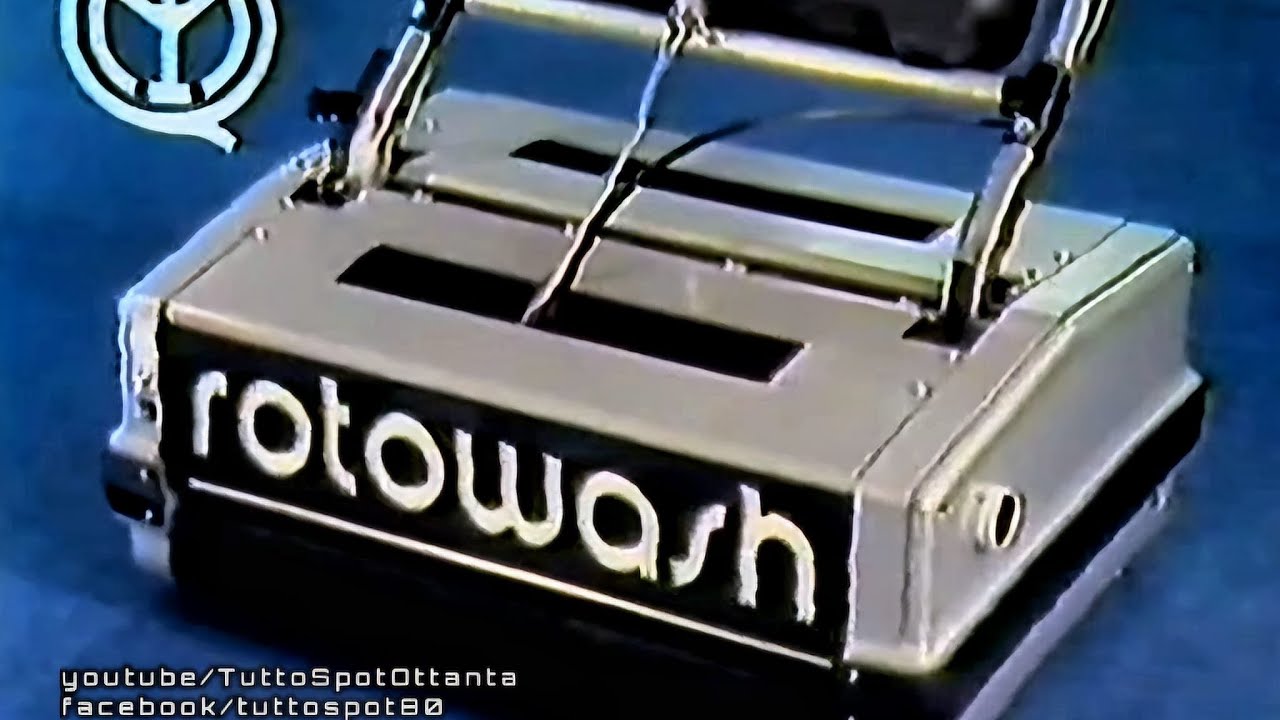 Spot - ROTOWASH - 1987 🧽💦(HD) - YouTube
