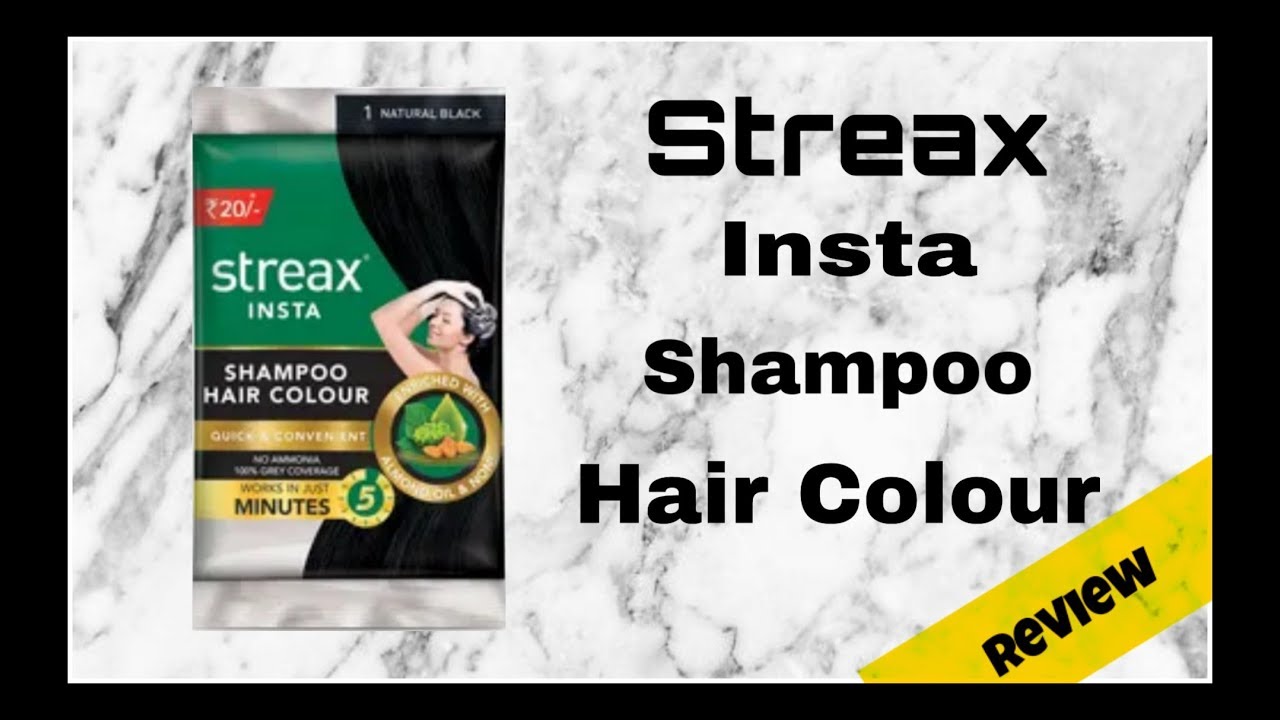 STREAX INSTA SHAMPOO HAIR COLOUR REVIEW IN HINDI ||How to colour your ...
