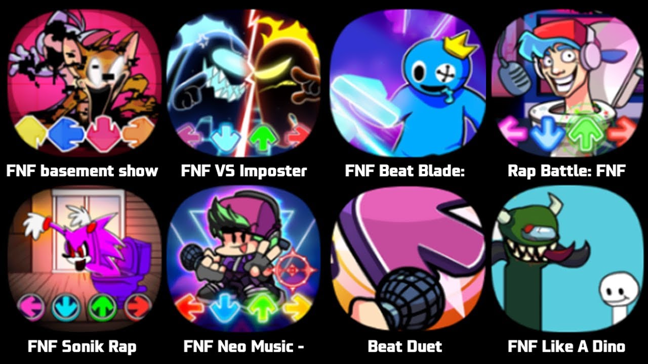 FNF Basement Show, FNF Impostor v4, FNF Beat Blade, Rap Battle, FNF ...