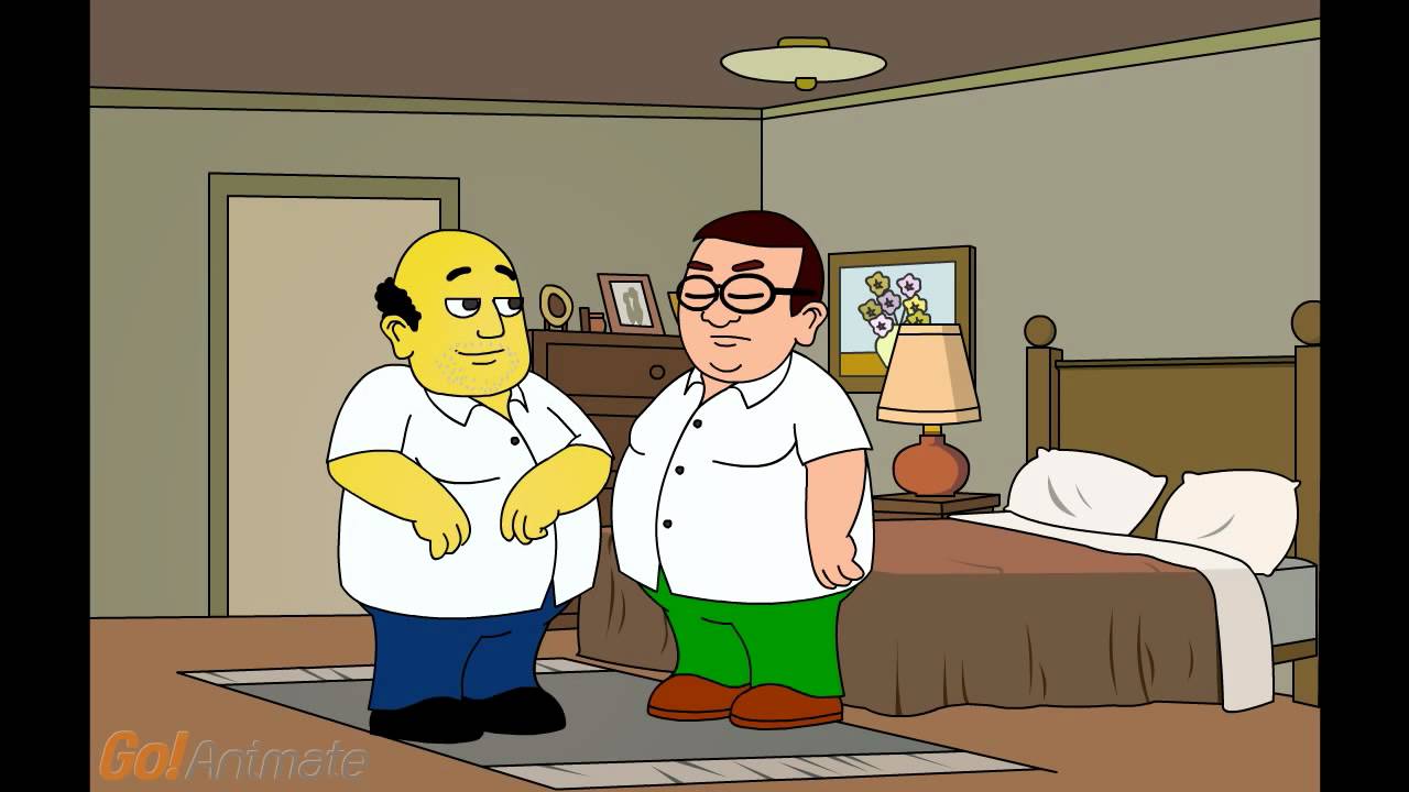 SIMPSONS VS FAMILY GUY PETER VS HOMER...PETER WIN! - YouTube