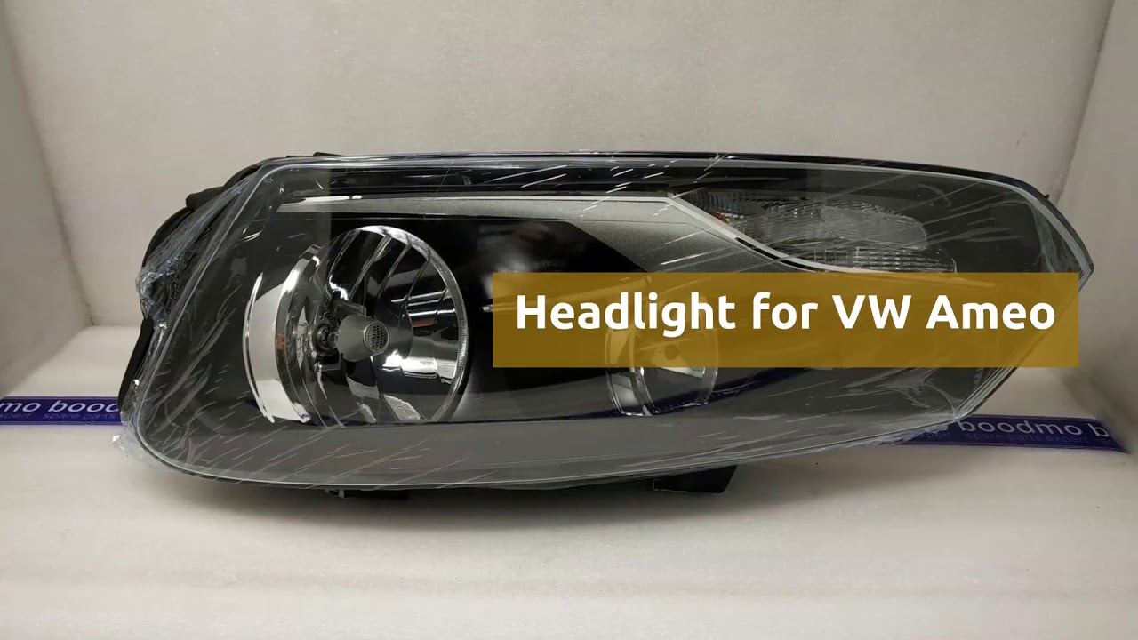 Headlight for VW Ameo - YouTube