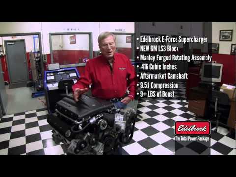 Manley Rotating Assembly inside Edelbrock E-Force Supercharged Crate ...