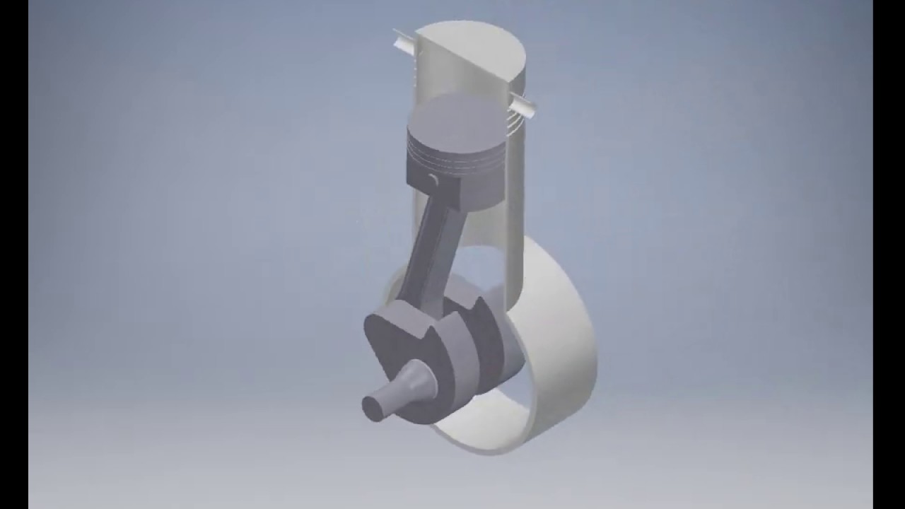 Kruk Drijfstang Mechanisme - YouTube
