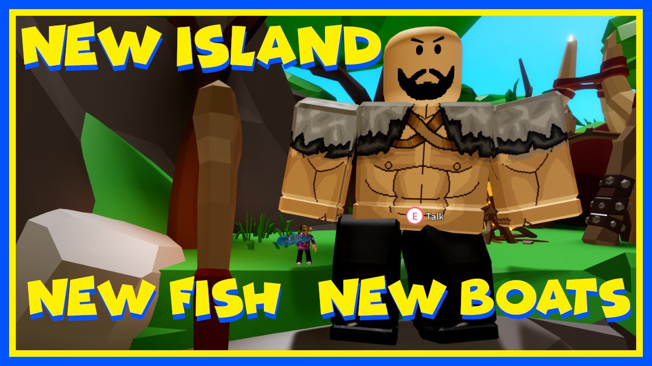 Fishing Simulator UPDATE... New Island, Fish, & Boats! | Roblox Fishing ...