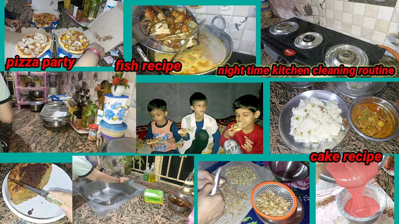 💁‍♀️winter night time full routine //cake recipe //Bihari style fish 😋 ...