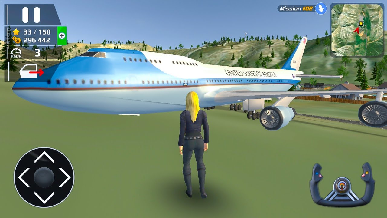 Boeing 747 Huge Airplane and Eurocopter EC135 Helicopter HFPS Simulator ...