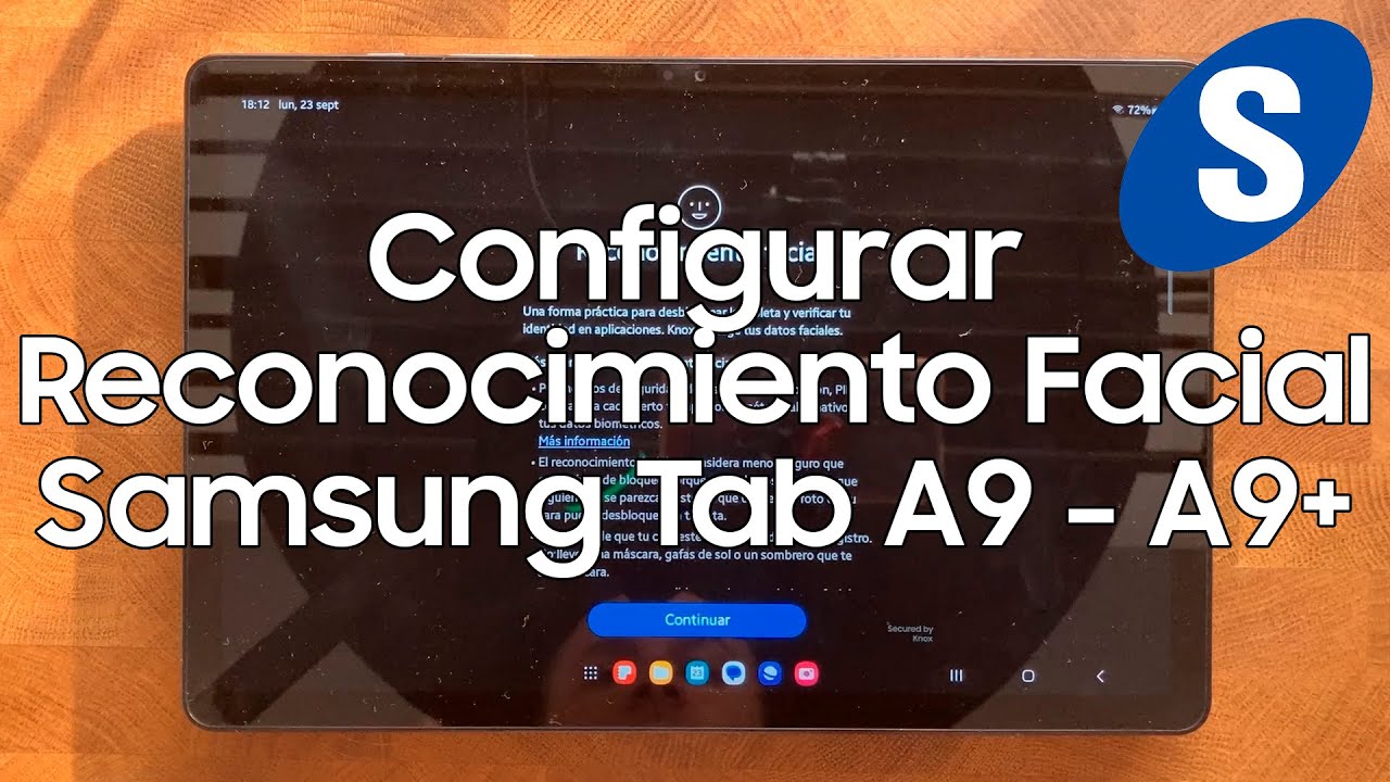 Como Configurar el Reconocimiento Facial en la Samsung Tab A9 y A9 Plus ...