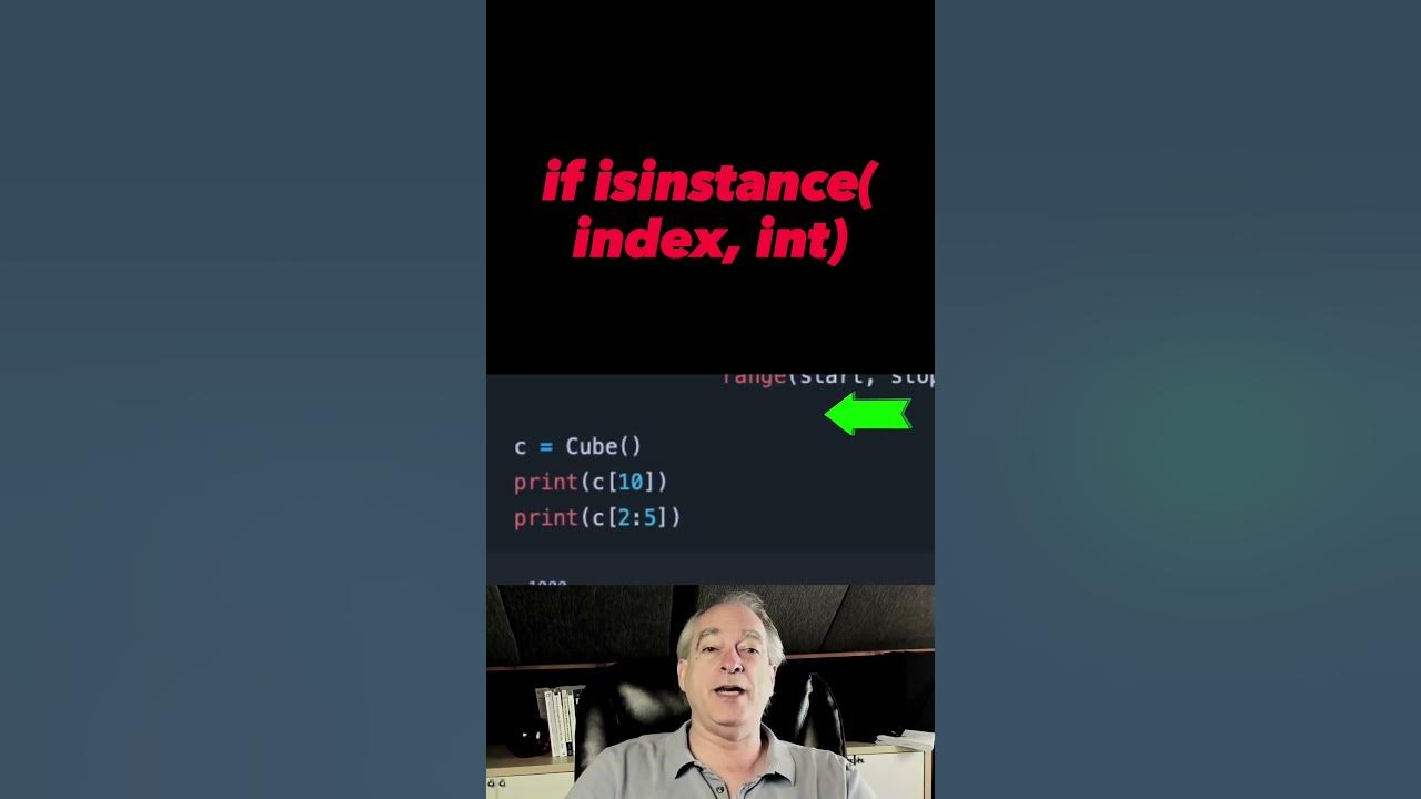 Make Your Python Classes Subscritable So They Can Use Slicing Syntax🐍 Shorts Python Youtube