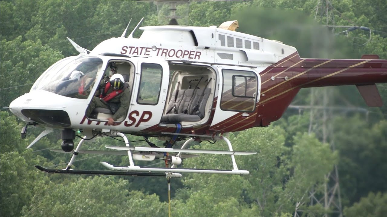 Helicopter River Rescue Demonstrations - YouTube