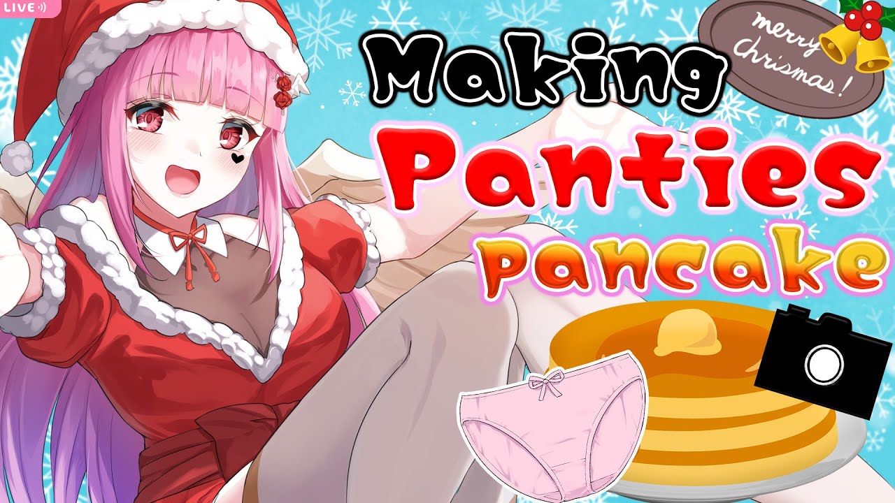 【Cooking/pan cake】EN OK♥/Make Pancakes in the Shape of Panties!【jp vtuber】 - YouTube