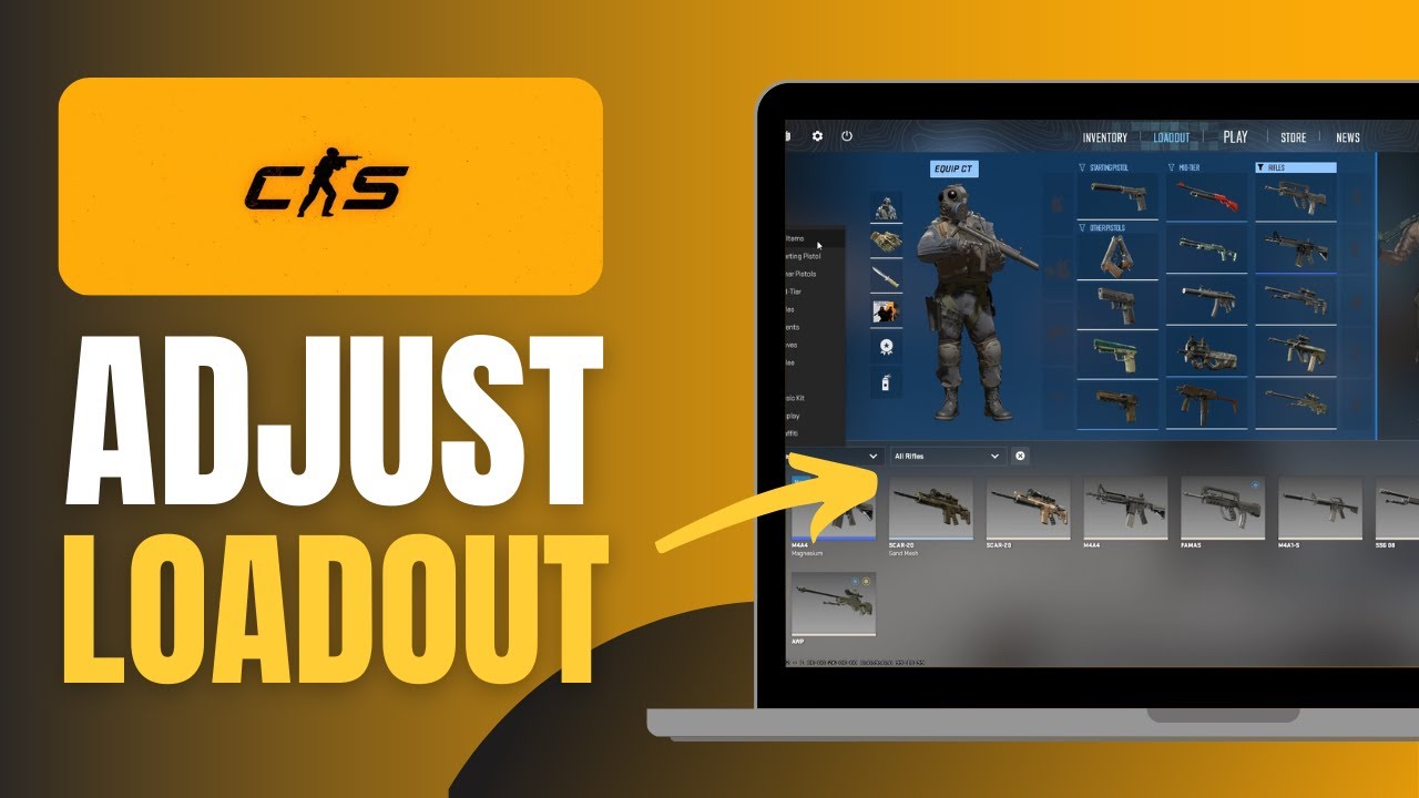 How to Adjust Loadout in CS2 - Complete Guide - YouTube