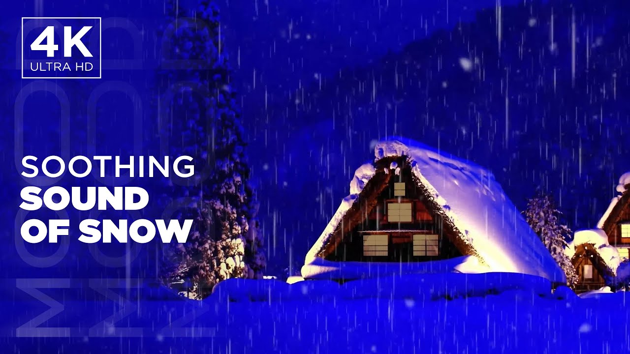 Soothing sound of snow #snow #home #relaxing #nomusic - YouTube