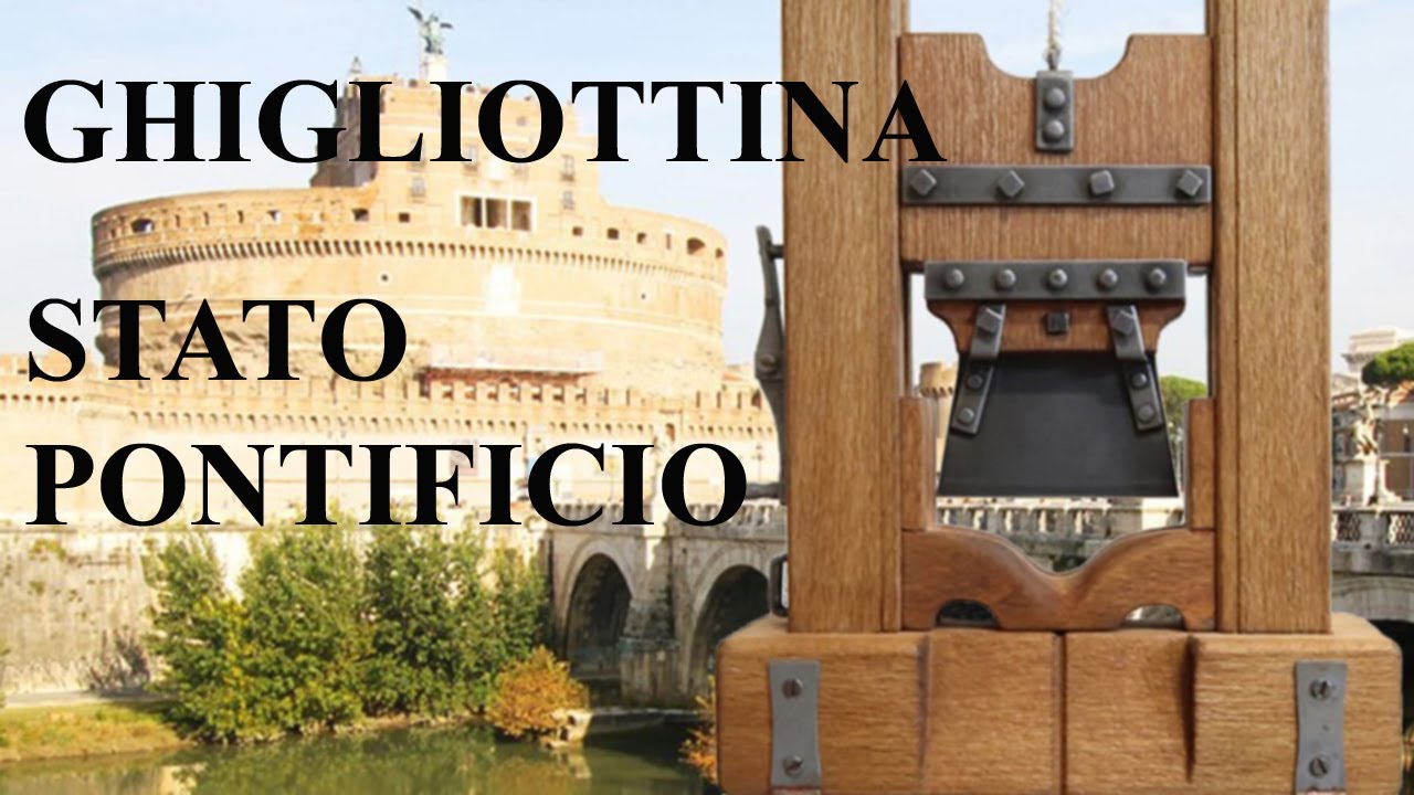 ITALIAN GUILLOTINE - GHIGLIOTTINA - STATO PONTIFICIO Gilotina ...
