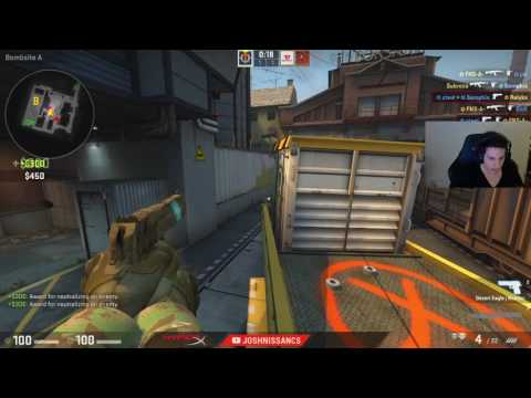 Steel 4 deagle clutch (CSGO STREAM HIGHLIGHT)