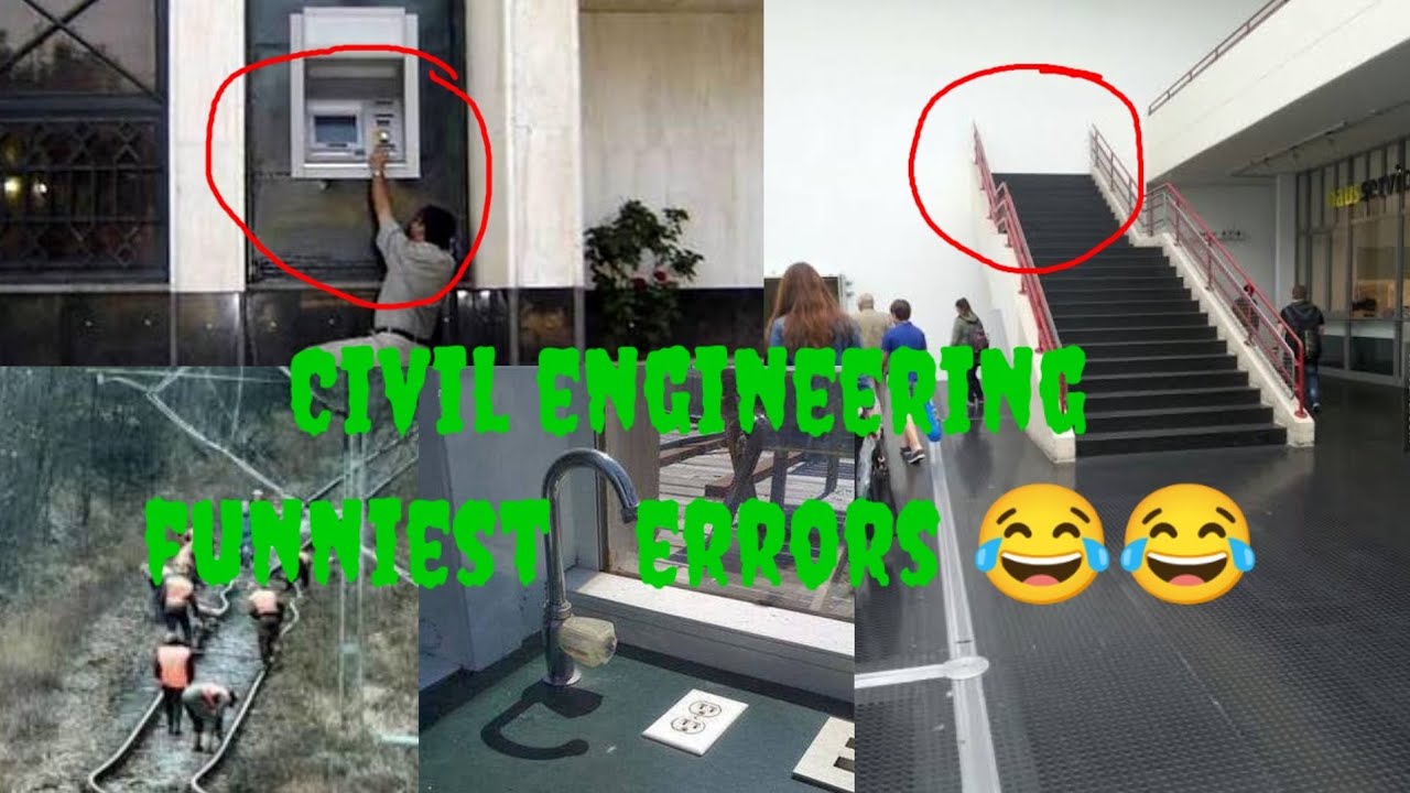 civil engineering funniest construction errors video - YouTube