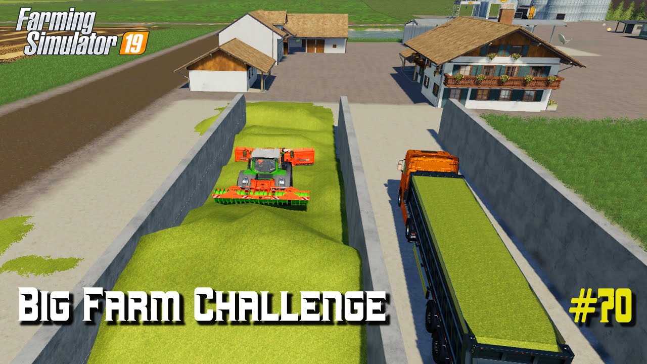 MAKING OF SILAGE 980000 L/ #70 / BIG FARM CHALLENGE / FARMING SIMULATOR ...