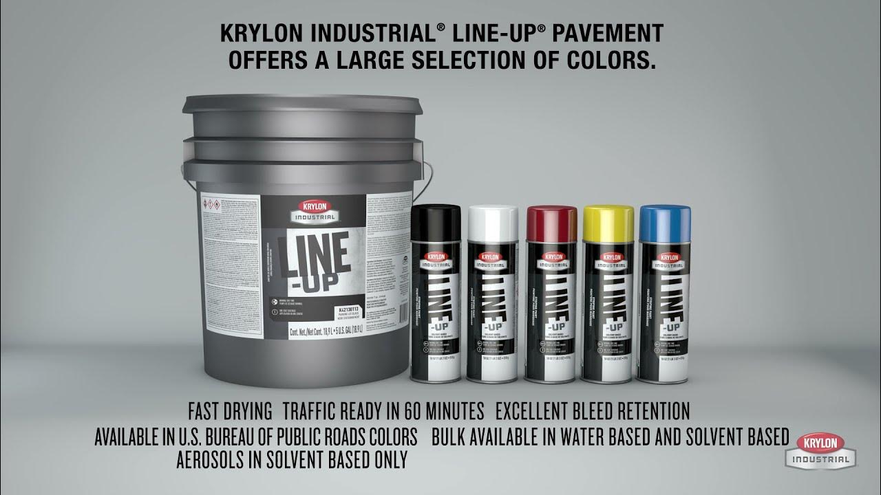 Krylon® Industrial Line-Up® Pavement - YouTube