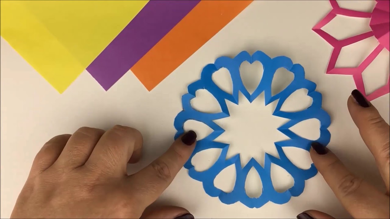 DIY Kirigami, How to Make Easy Kirigmi Paper Art - YouTube