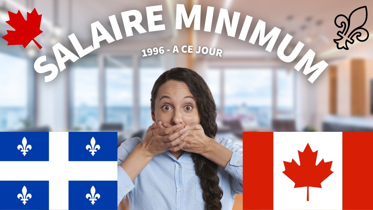 Evolution du salaire minimum au Quebec au Canada - YouTube
