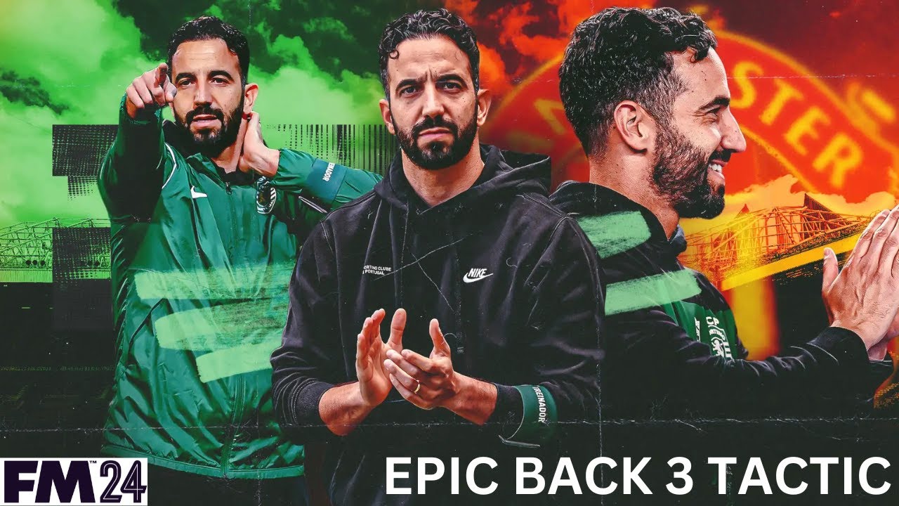 AMAZING BACK 3 FM24 TACTIC - MAN UTD REBUILD SEASON 5 - YouTube