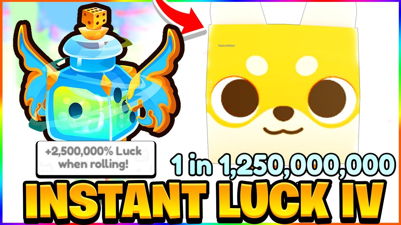 INSTANT LUCK 4 IS BROKEN!! FREE HUGE!? Pets Go Cosmic Update - YouTube