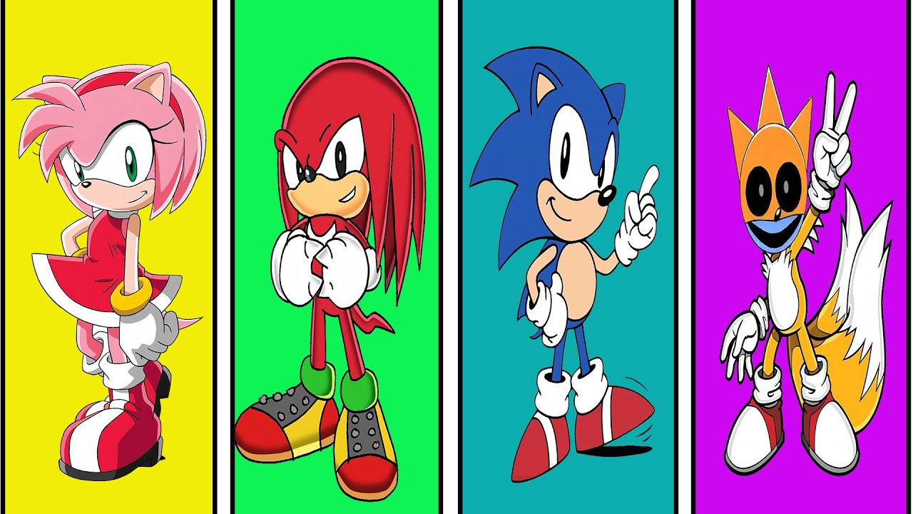 Tails’ Epic Transformation 🌈 Sonic, Amy Rose & Knuckles Must React Fast ...