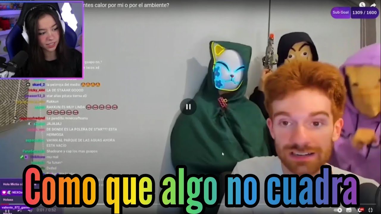 Mictia Reacciona A Shadoune Con Capitán Gato Rakkun Y Starvtuber Youtube