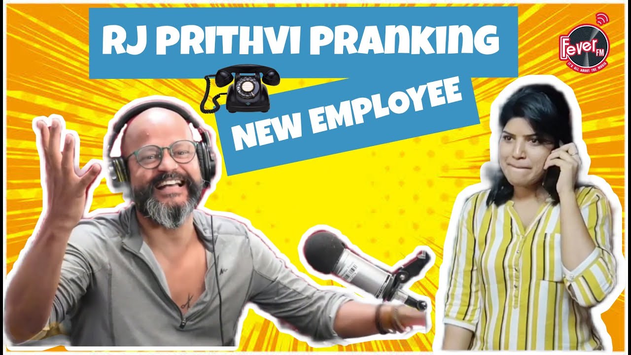 Fever Pe Bakra With RJ Prithvi | Pranking New Employee | Fever FM - YouTube
