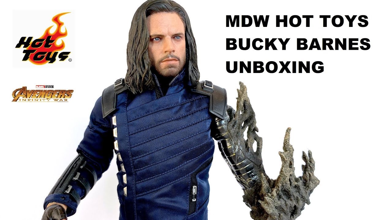 MDW Hot Toys Bucky Barnes Avenger Infinity War Unboxing - YouTube