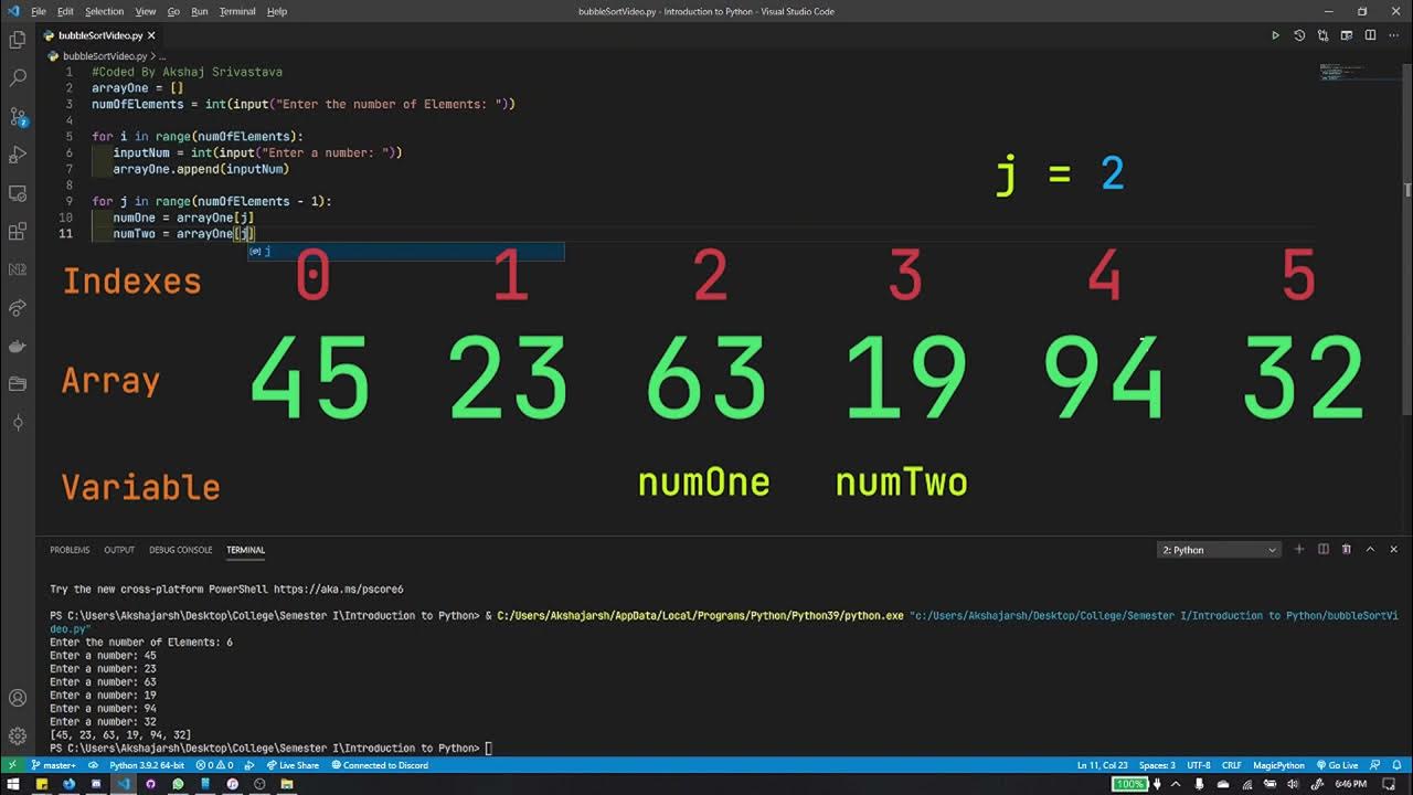 Bubble Sort Method Explained - YouTube