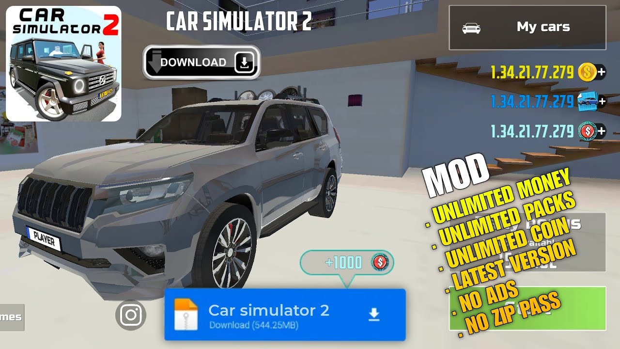 Car simulator 2 MOD apk ‍🔥 #car_simulator_2 #mod 💸 💵💎💲🗯💱 - YouTube