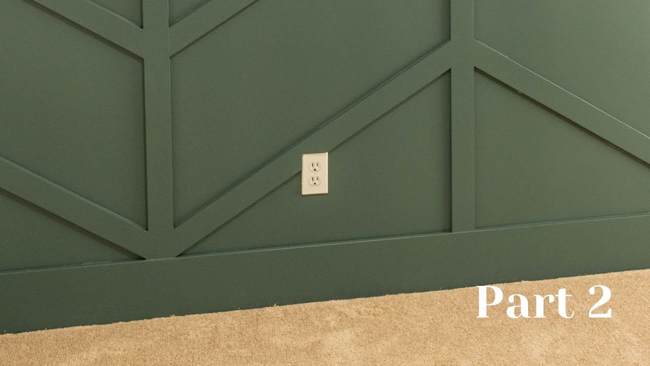 How To Build an Accent Wall | Part 2 - YouTube