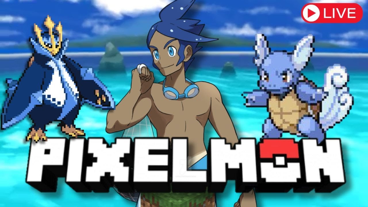 Becoming A WATER GYM LEADER (in Pixelmon) Pt.2 w/ @dexx0417 || 9.2.2024 ...