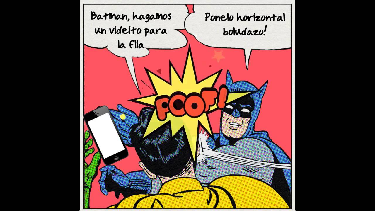 Batman Slaps Robin Original