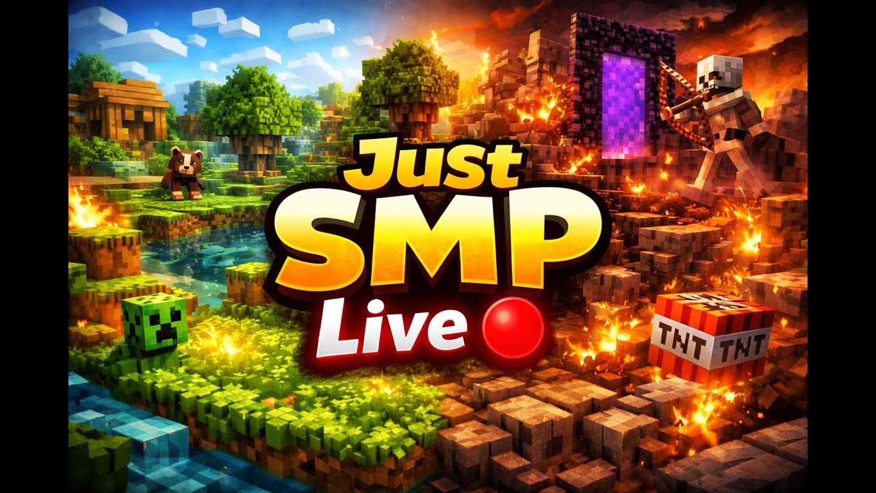 Minecraft Survival SMP Live 🔴 Just SMP Ep-1 - YouTube