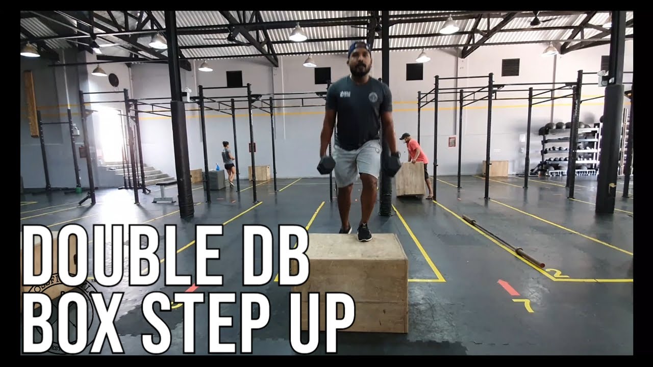 Double Dumbbell Box Step Up - YouTube
