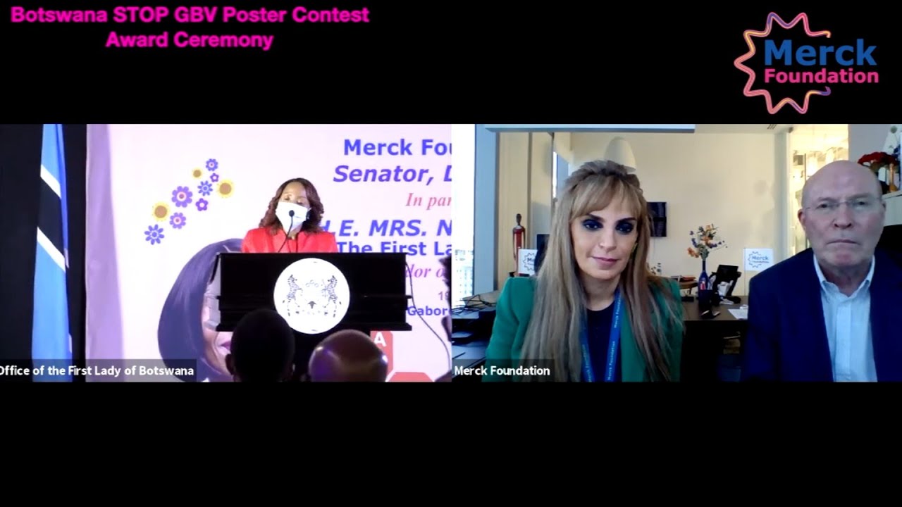 Botswana First Lady, H.E. Neo Jane Masisi speech at STOP GBV Poster ...