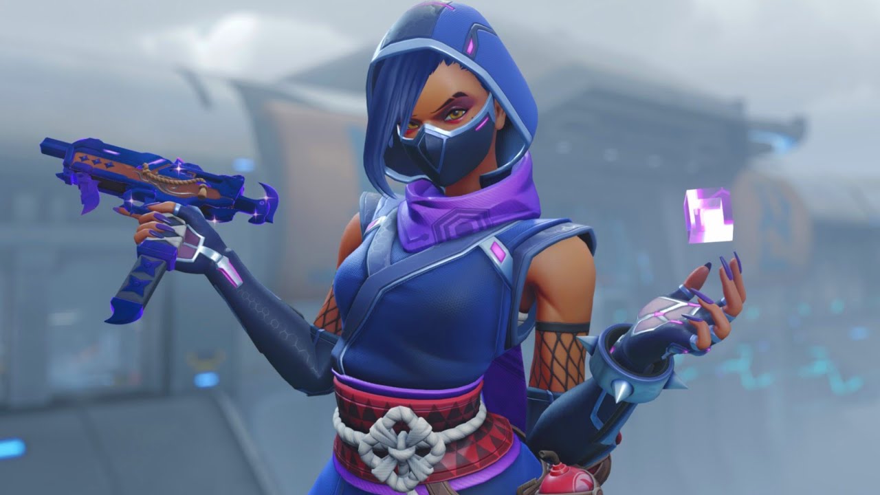 NEW Ninja Sombra Skin Showcase | Overwatch 2 - YouTube