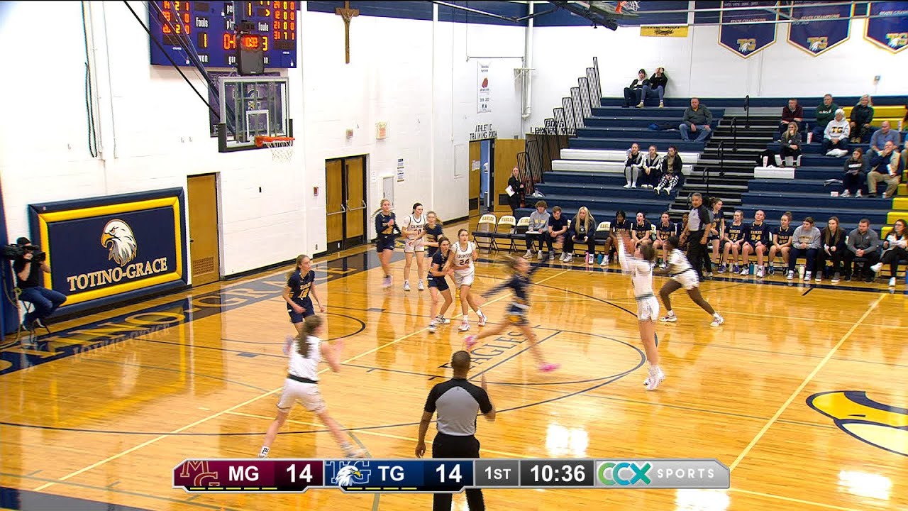 Maple Grove Girls Basketball Pulls Away from Totino-Grace - YouTube