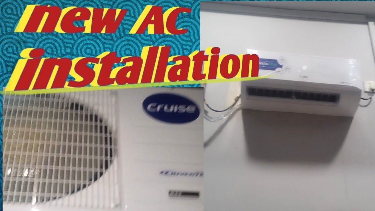 New AC installation - YouTube