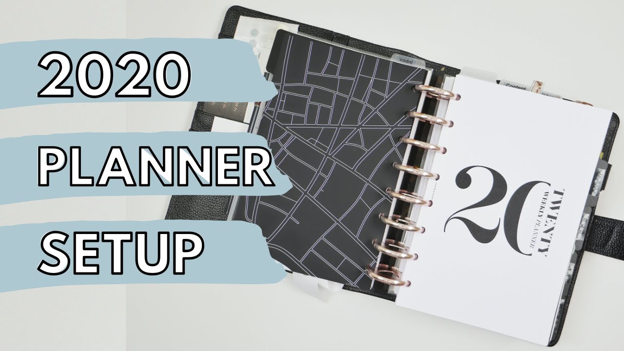 2020 Planner Setup - YouTube