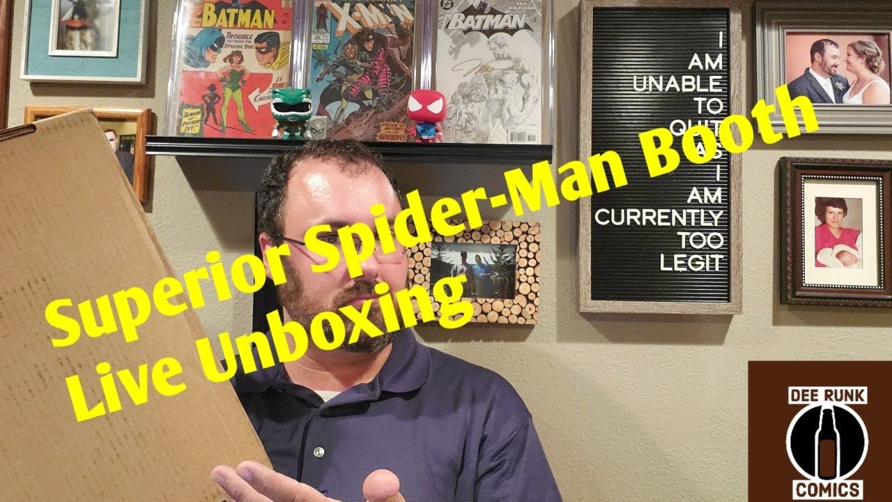 Live Superior Spider-man Booth Unboxing - YouTube