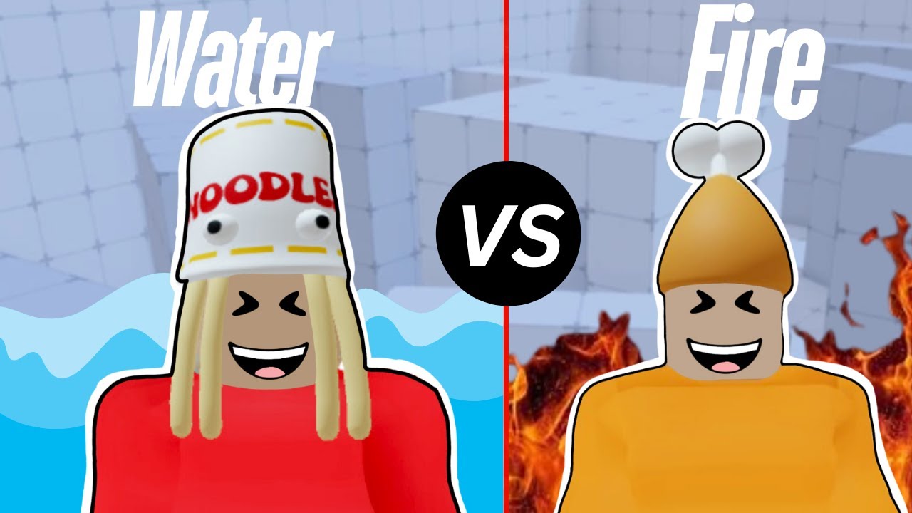 Water Element Vs Fire Element In Roblox Rivals - YouTube