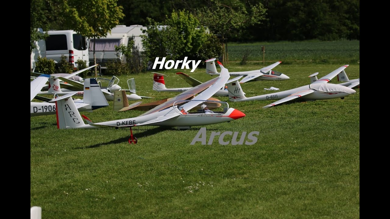 RC Horky Arcus 8m Wingspan - YouTube